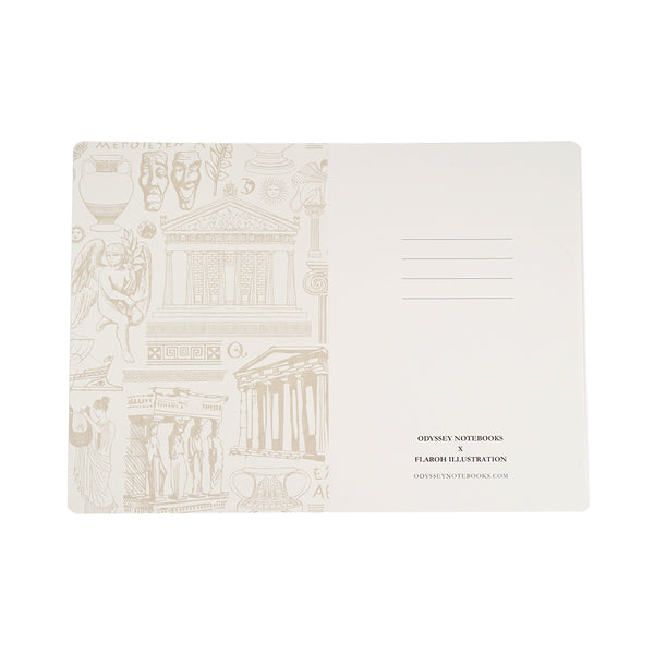 A5 Cosmo Air Light Dot Grid Notebook: Roman Gods – Odyssey Notebooks